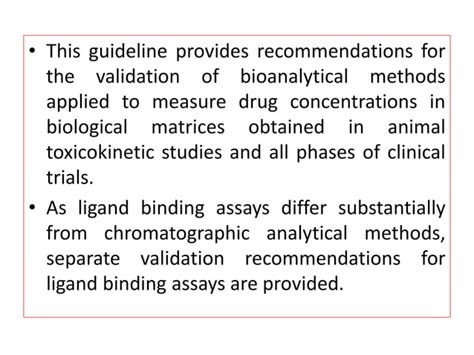 Bioanalytical Method Validation Emea Pptx