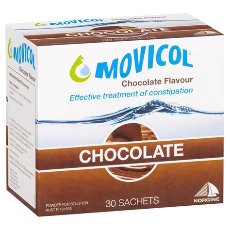 Movicol Constipation Relief Powder Sachets Adult Chocolate Amazon
