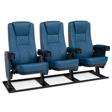 Seatcraft Madrigal Blue Free Standing Base Movie Seats Commercial