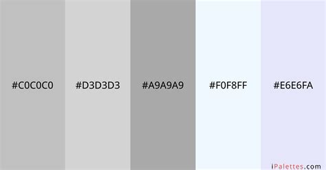 Moonlight Color Palette And Colors C0c0c0 D3d3d3 A9a9a9 F0f8ff E6e6fa Ipalettes Moonlight Color Palette And Colors C0c0c0 D3d3d3 A9a9a9 F0f8ff E6e6fa Ipalettes