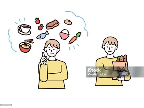 메뉴 일러스트 메뉴의 그림입니다 건강 균형 다이어트 영양 다이어트 식습관 독거 Teishoku에 대한 스톡 벡터 아트 및 기타 이미지 Istock