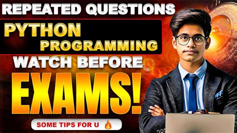 4th Sem Python Programming Important Questions 4th Sem Bca Important Questions Youtube