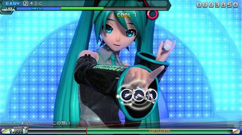 【初音ミクproject Diva Future Tone Dx】キミに Easy フルコンボ アケコン手元あり Youtube