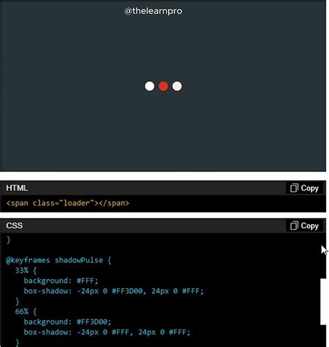 Html Css Loader Animation Interactive Component Ui Design
