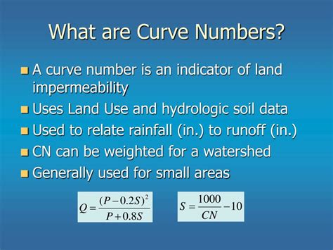 PPT Comparison Of The SCS Curve Number Method To The Baseflow Separation Method For