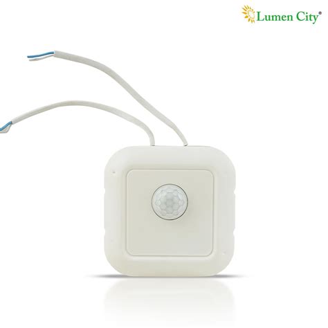 Indoor Wall Mounted Motion Sensor For Light 220v 240v Max 60w Load Capacity Lumencity