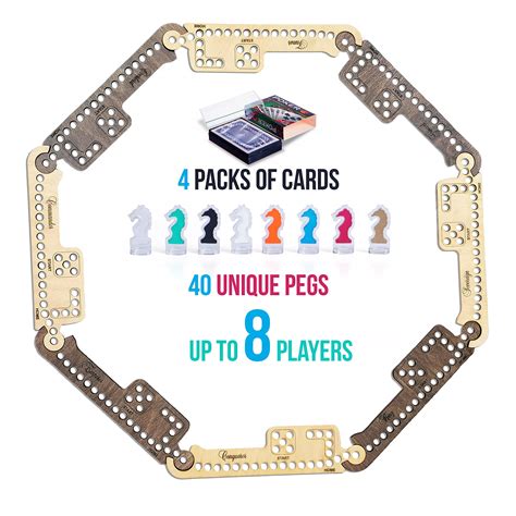 Pegs And Jokers Board Game For 2 8 Players Natural Wood 40 Unigue