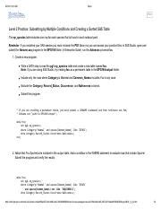 Subsetting By Multiple Conditions And Creating A Sorted SAS Table Pdf