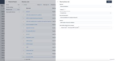 External Validation Rule Prospecta Help Centre