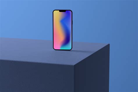 Minimalist Phone Mockup With Realistic Scene 44431187 Psd