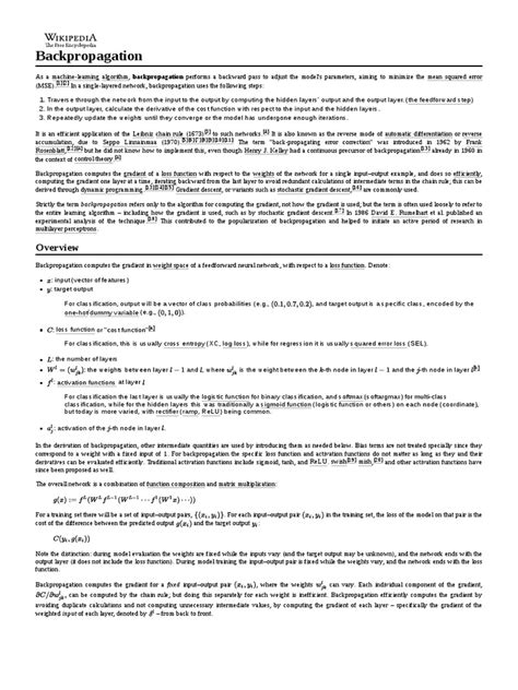 Backpropagation Pdf Mathematics Computational Neuroscience