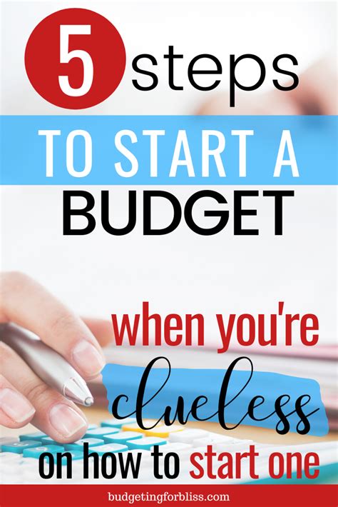 A Beginners Guide To Budgeting In 5 Easy Steps Budgeting For Bliss In