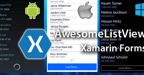 Listview In Xamarin Forms Mvvm