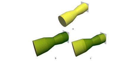 slicing of a structure with a variable cross section aloaded model b download scientific