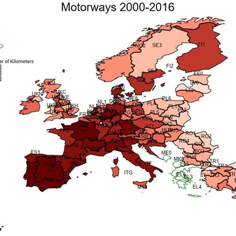 Spatial Distribution Of Infrastructure Stock Download Scientific Diagram