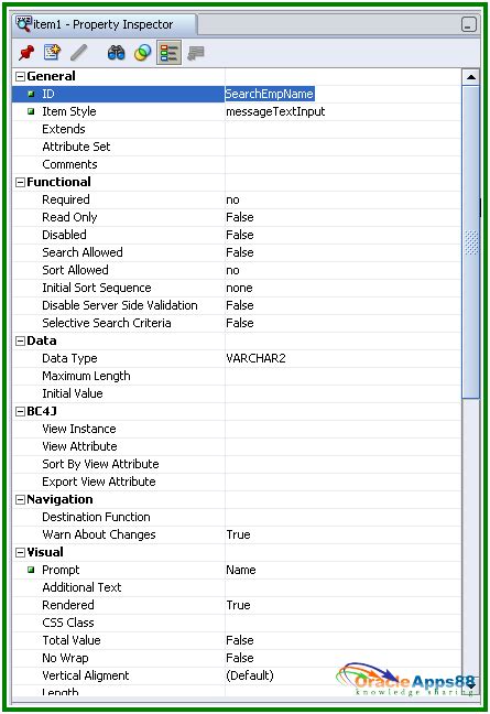 Oracle Applications Oracle Application Framework Oaf Creating