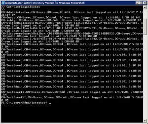 How To Find Active Directory Users Last Logon Date Time