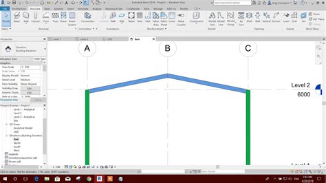 Steel Shed Modeling In Revit 2019 Sloped Beam Modeling With Start End Factor Revit News