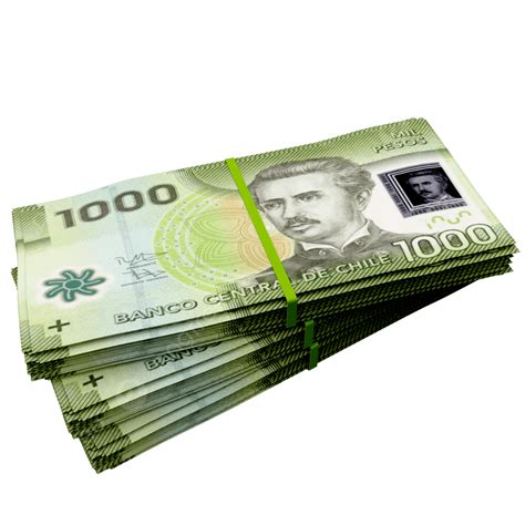 1000 Chilean Peso Stack Pile Chilean Peso Stack Pile Chile Currency