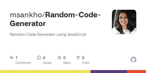 Github Msankho Random Code Generator Random Code Generator Using Javascript