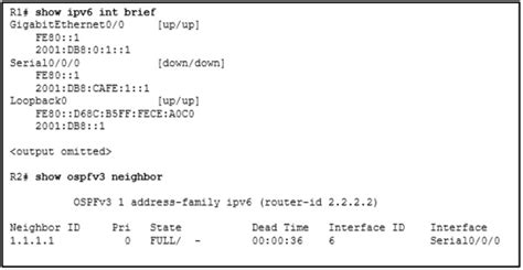 Chapter 10 Quiz OSPFv3 Answers CCNPv8 ENCOR