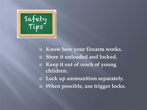 PPT Firearms Safety PowerPoint Presentation Free Download ID