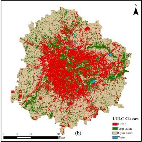 Lulc Map Of Bengaluru For A 2003 B 2013 C 2021 Download Scientific