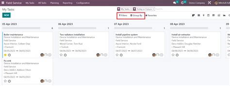 Field Service In Odoo Employees App Odoo V Enterprise Edition Book