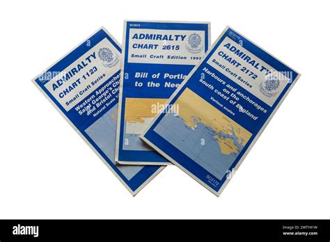 Admiralty Charts Isolated On White Background Nautical Charts