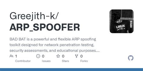 Github Greejith Karpspoofer Bad Bat Is A Powerful And Flexible Arp Spoofing Toolkit