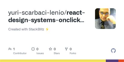 Github Yuri Scarbaci Lenioreact Design Systems Onclick Focus