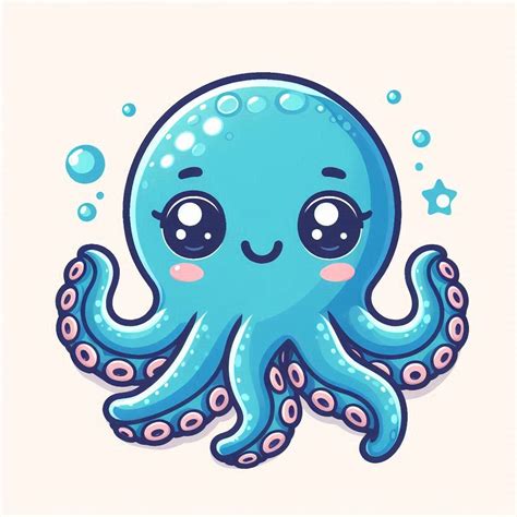 귀여운 문어 캐릭터 2025 문어