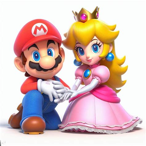 Mario And Peach By Bigfanbud123 On Deviantart