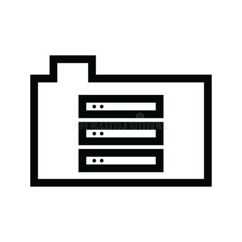 File In Folder Icon Vector Stock Vector Illustration Of Vector 372515945