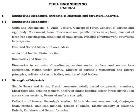[pdf] Upsc Civil Engineering Optional Syllabus For Ias Mains 2023 Pdf Panot Book