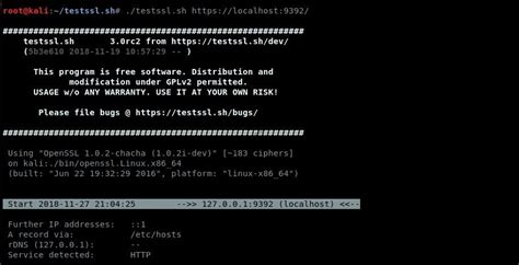 Testssl Sh Tool To Check Ssl Tls Related Vulnerabilities [updated 2025] All About Testing