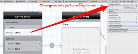 Iphone Segue Not Performing Stack Overflow