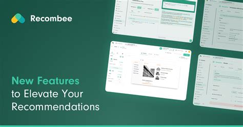 Elevate Your Personalization Strategy With Recombees Innovative Features Recombee