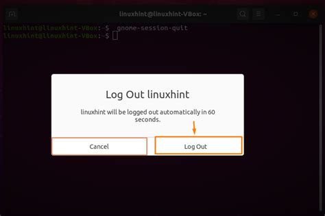 Logout With Terminal Linux Posetke