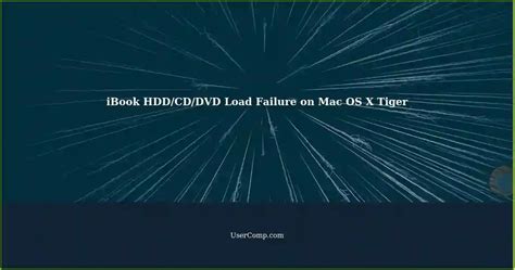 IBook PPC Fails To Load HDD CD DVD On Mac OS X Tiger