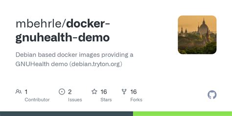 GitHub Mbehrle Docker Gnuhealth Demo Debian Based Docker Images