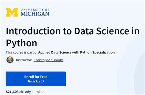 Introduction To Data Science In Python 202503