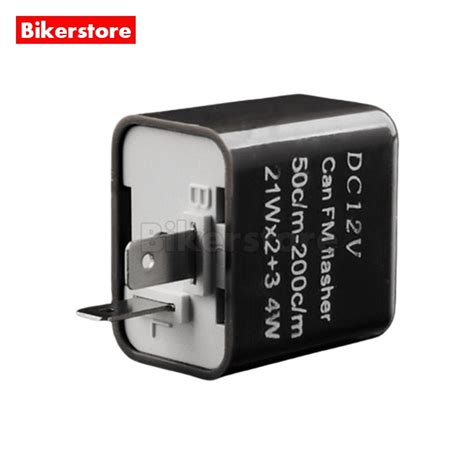 2Pins Signal Flasher Motorcycle Adjustable LED Blinker Relay Hazard Signal Indicators Relay EX5