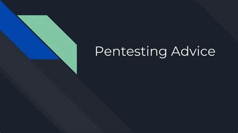 Introduction To Penetration Testing Pptx