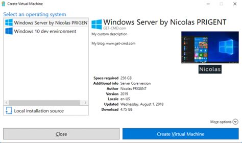 How To Create Custom Hyper V Gallery