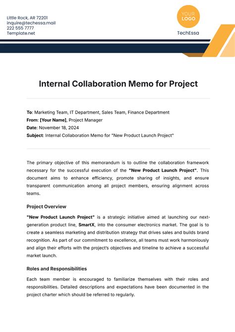 Free Internal Company Memo For Safety Template To Edit Online