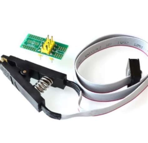 Ic Test Clip Sop8 Soic8 Eeprom Socket Flash Socket Bios Jepit Ch341a Lazada Indonesia