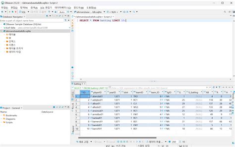 Sqlite 연결 후 간단한 쿼리 실행 화면 캡쳐 제출 · Issue 27 · Kyohoonsimkusf Data 2023