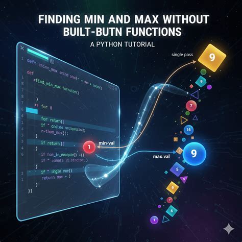 Problem 2 Finding Min And Max Without Built In Functions A Python