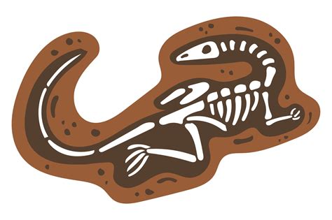 Dinosaur Fossil Svg Cut File By Creative Fabrica Crafts · Creative Fabrica